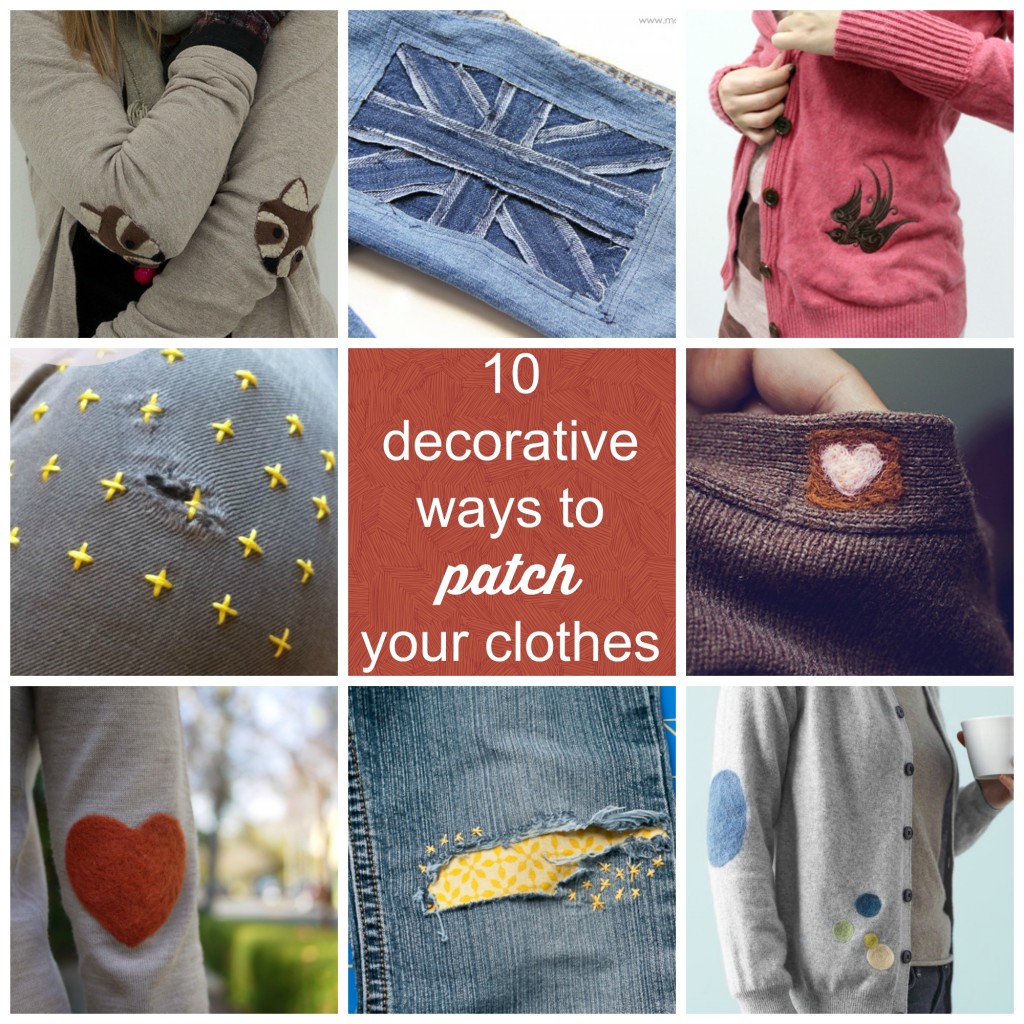 10 decorative ways to patch your clothes – Needle Work