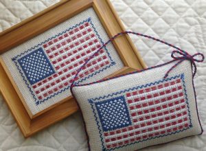SAL Patriotic Fourth Of July Flag – Needle Work