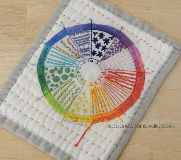 Color Wheel Hand Embroidery Tutorial – Needle Work