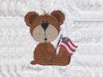 Memorial Day Bears Machine Embroidery Designs – Needle Work