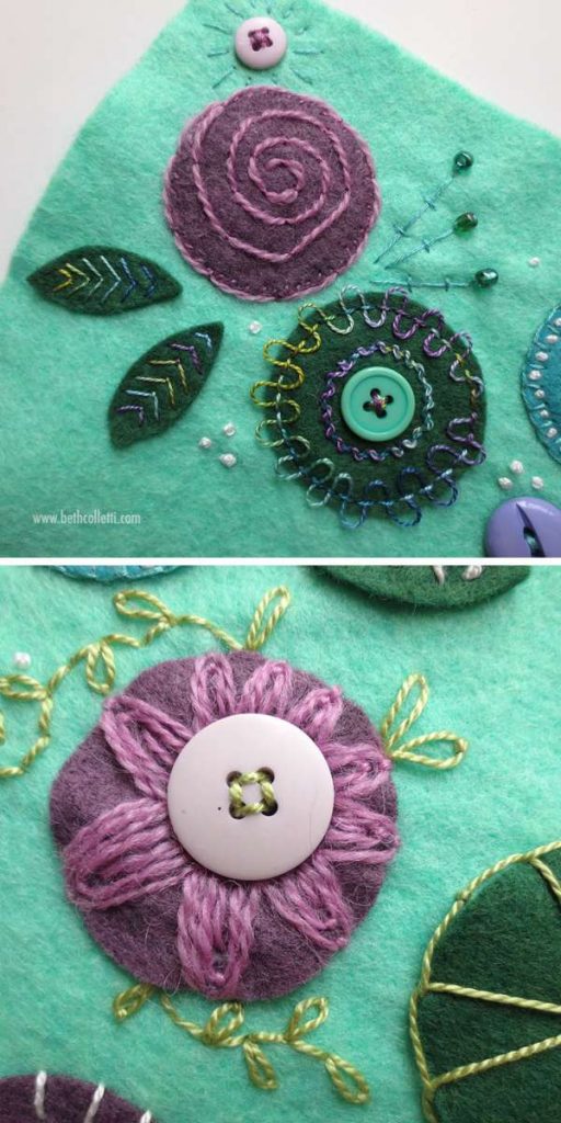 Essential Felt Appliqué Stitches – Needle Work