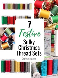 7 Festive Sulky Christmas Thread Packs – Needle Work