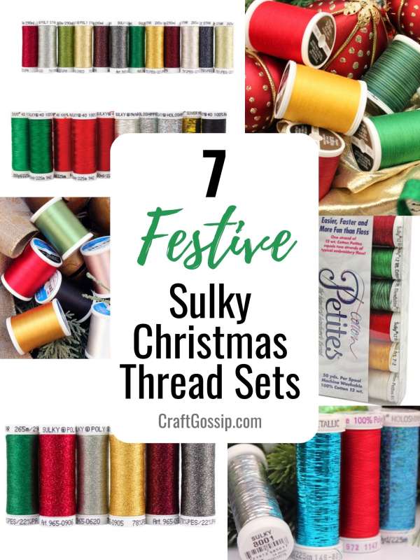 7 Festive Sulky Christmas Thread Packs – Needle Work