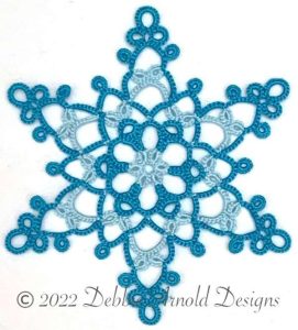 Tatting Pattern – Back and Forth Snowflake – Needle Work