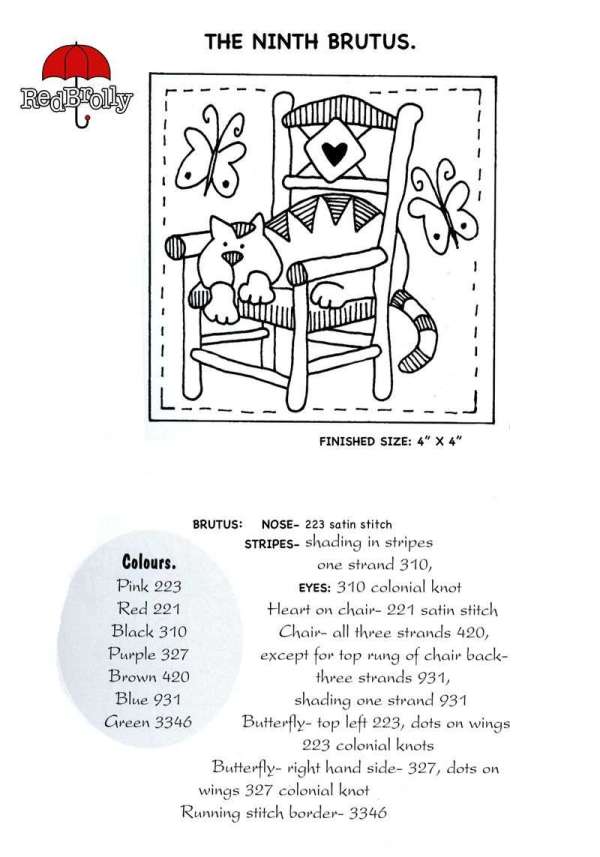 Free patterns: Hand-embroidery – Needle Work