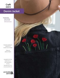 Transform Your Denim Jacket with Modern Punch Needle Embroidery ...
