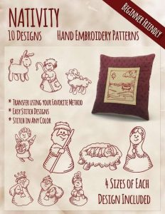 Nativity Hand Embroidery Patterns – Needle Work