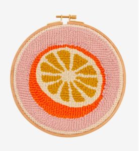 DMC Orange Punch Needle Pattern – Needle Work
